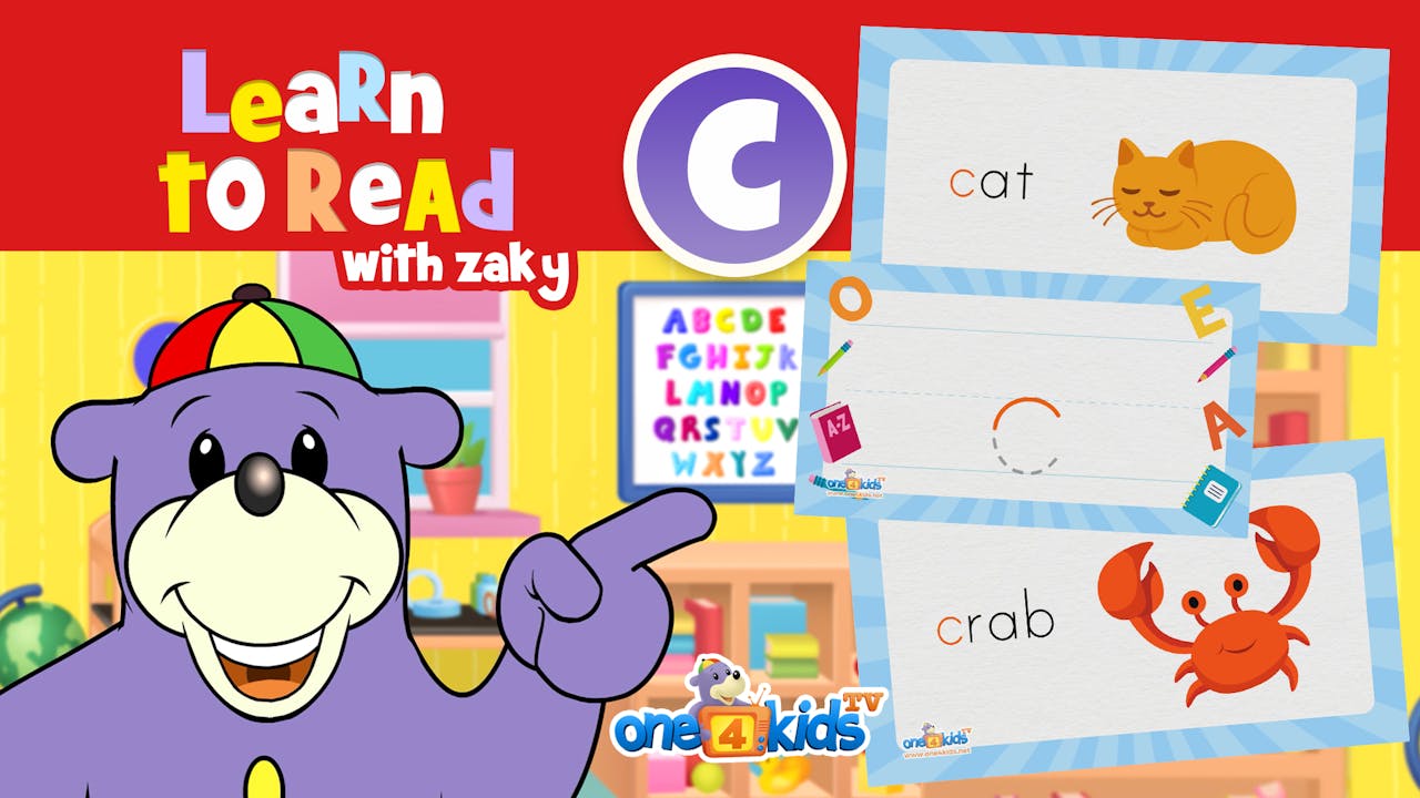 Learn to Read with Zaky - Letter C - Learn to Read with Zaky - One4Kids TV