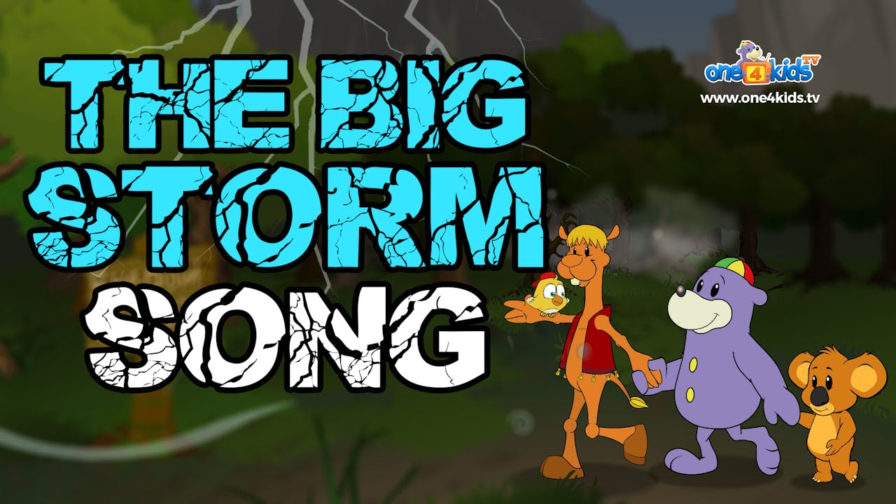 The BIG Storm SONG with Zaky & Friends - Nasheed / Songs - One4Kids TV