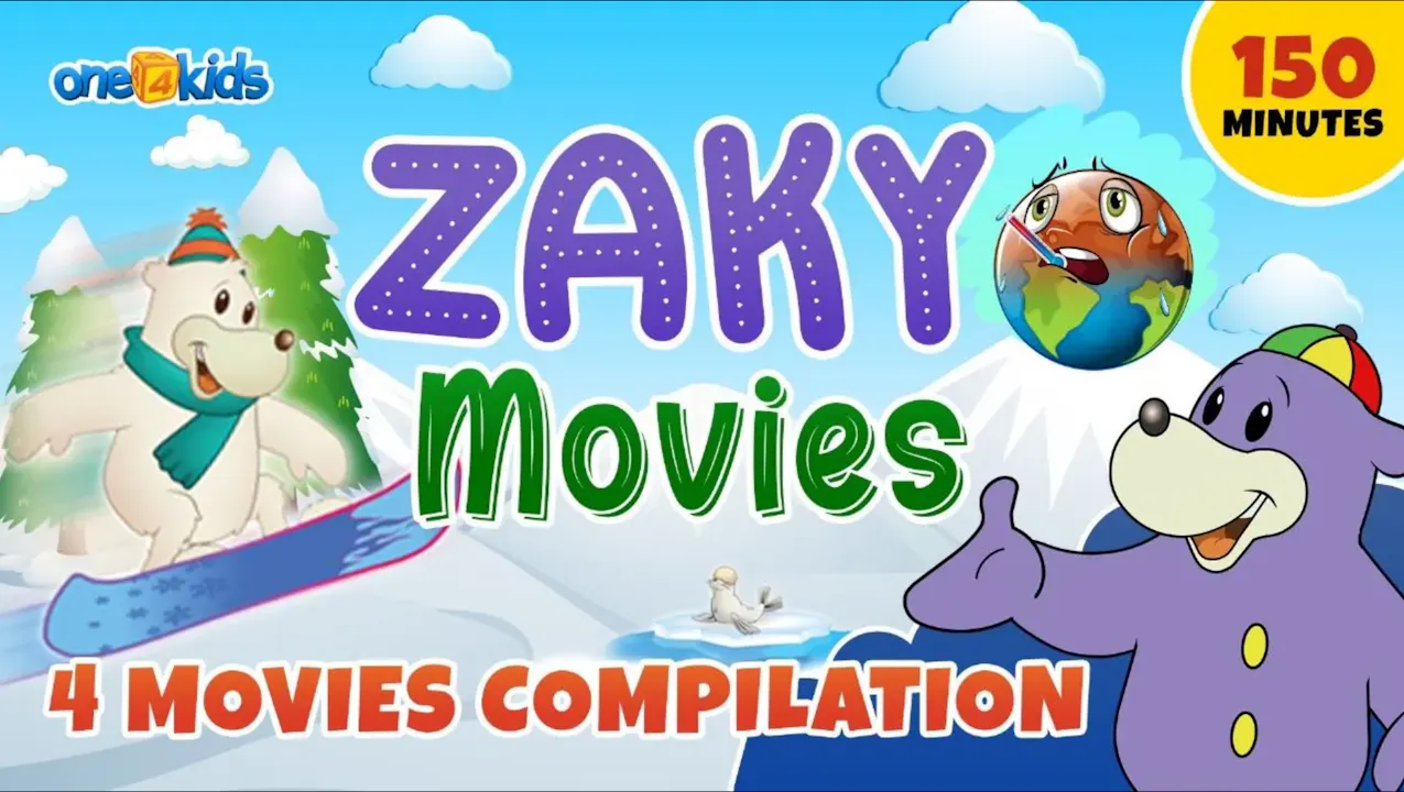 Zaky & Friends Movies Compilation | 150 Minutes | 4 Islamic Kids Movies ...