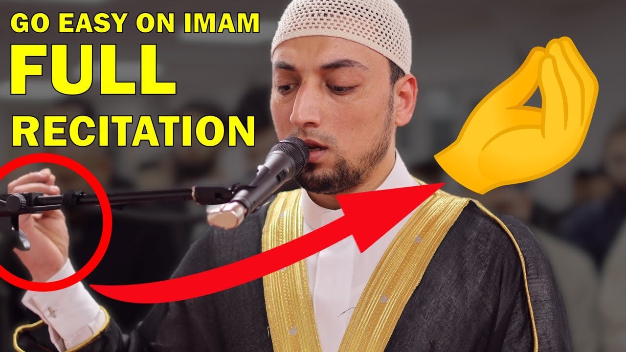 GO EASY ON THE IMAM - Full Tarawih Quran recitation Ahmed balah - Quran ...