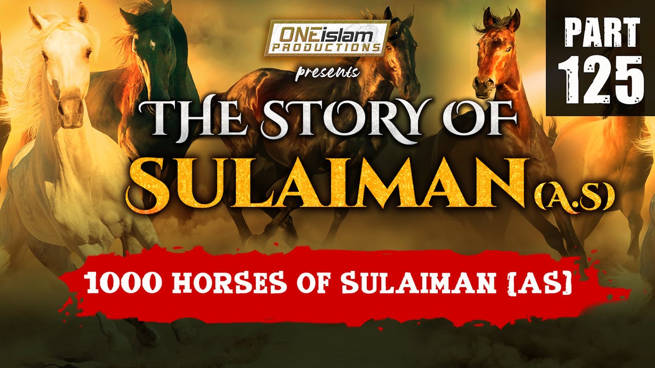 1000 Horses Of Sulaiman (AS) | The Story Of Sulaiman | PART 125 - The ...