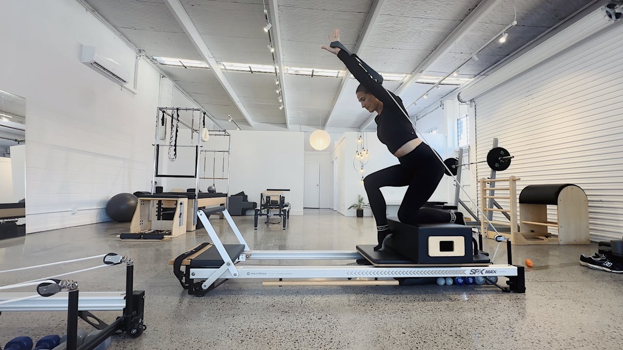 Single Arm on Short Box (#014) - Reformer 2 - Teach ONFORM