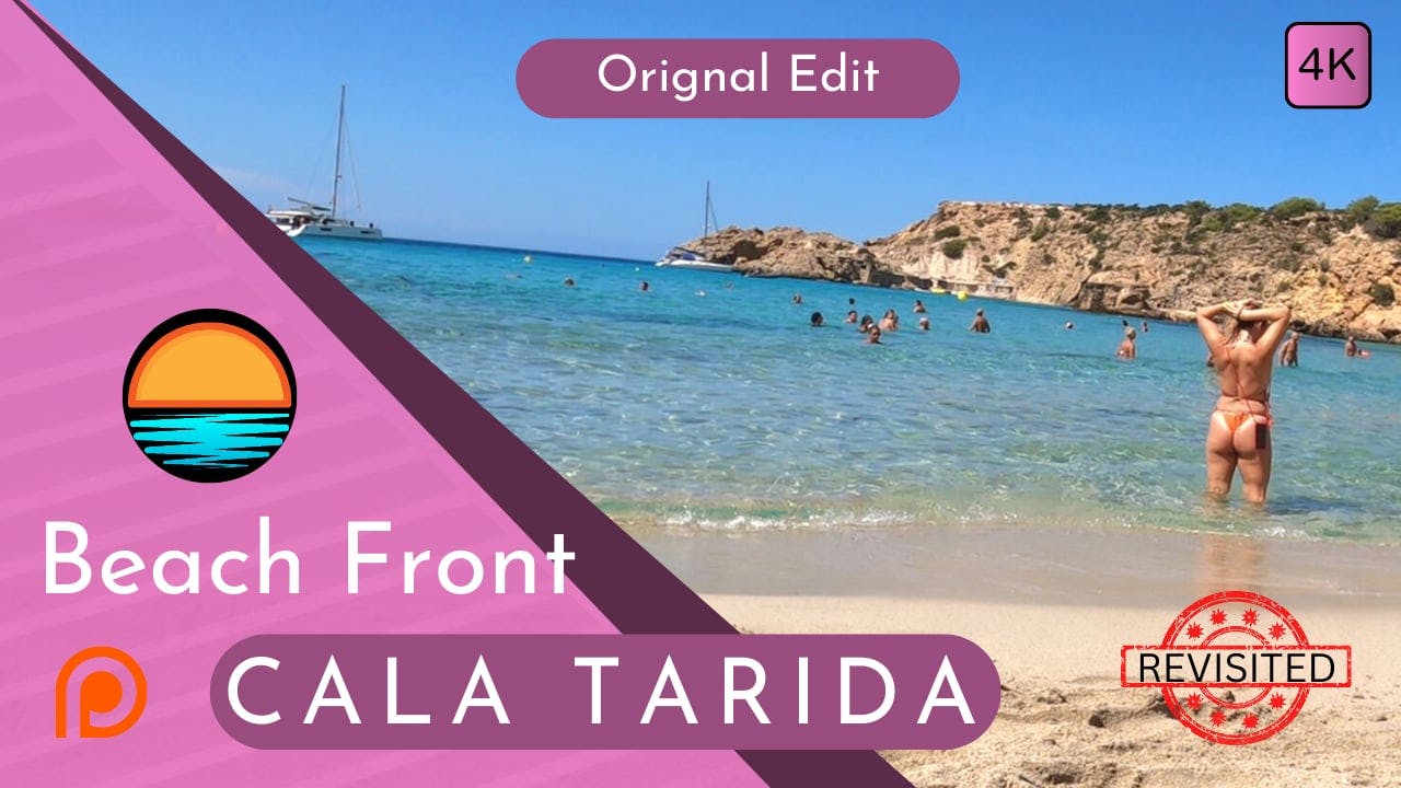 Cala Tarida Revisited, Beach Front Patreon 4K.mp4 - On The Beach Ibiza