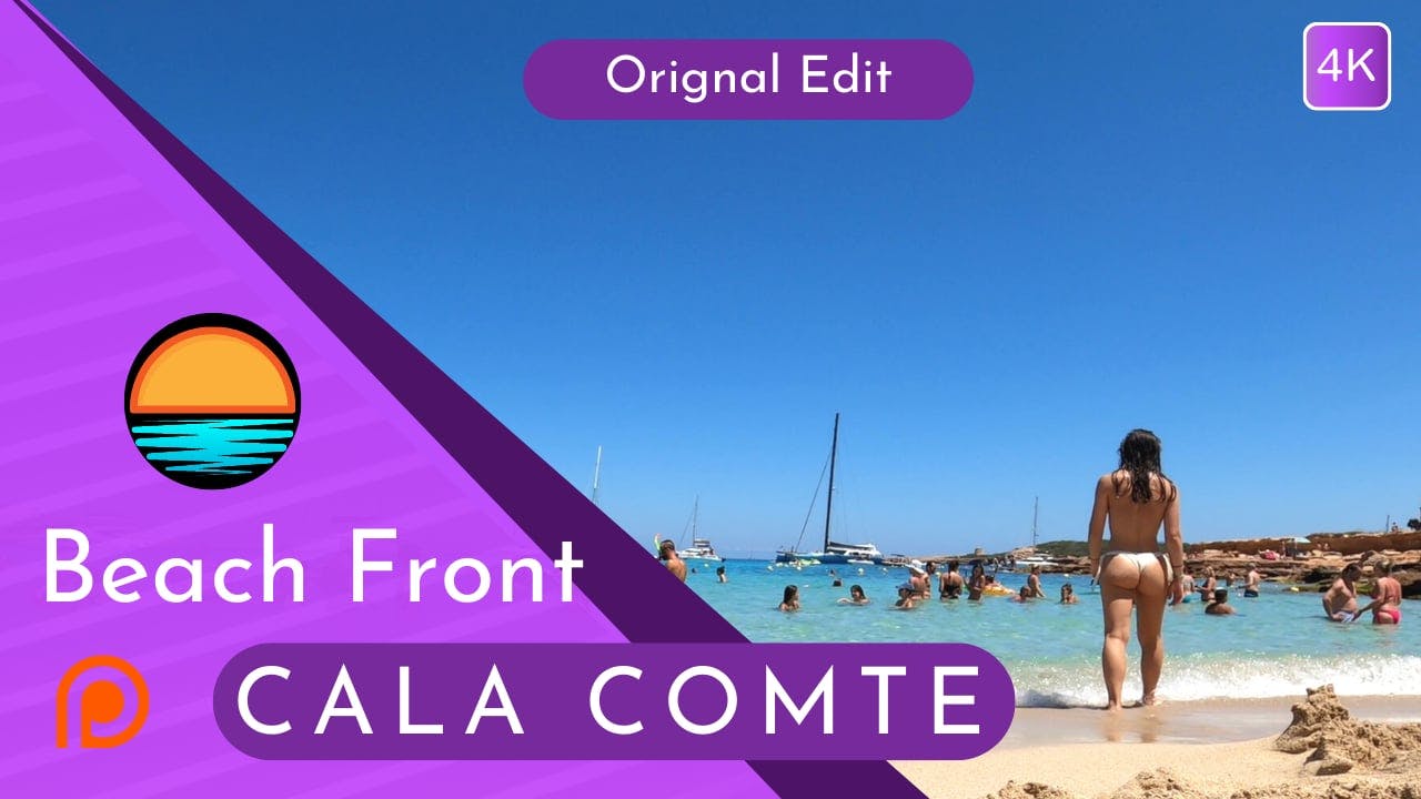 Cala Comte, Beach Front Patreon 4K.mp4 - On The Beach Ibiza