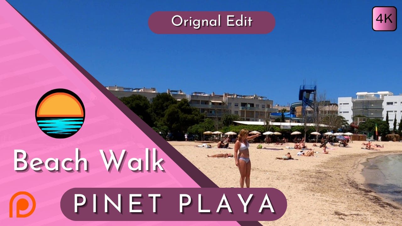 Pinet Playa, Beach Walk Patreon 4K.mp4 - On The Beach Ibiza