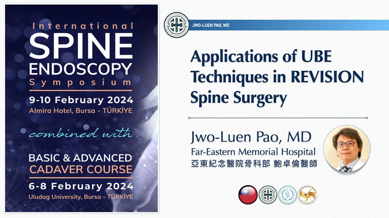 Applications of UBE techniques in Revision spine surgery - Jwo-Luen Pao ...
