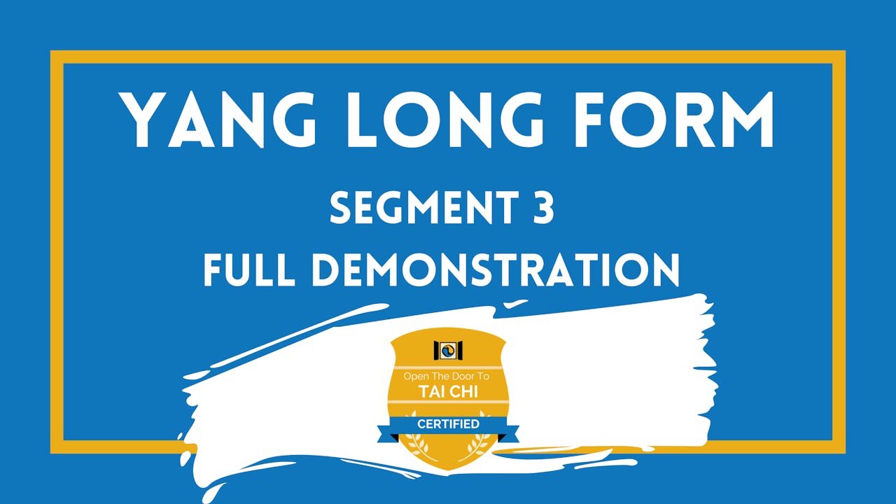 Long Form Segment 3 - Full Demonstration - Learning the Yang Style 108 ...