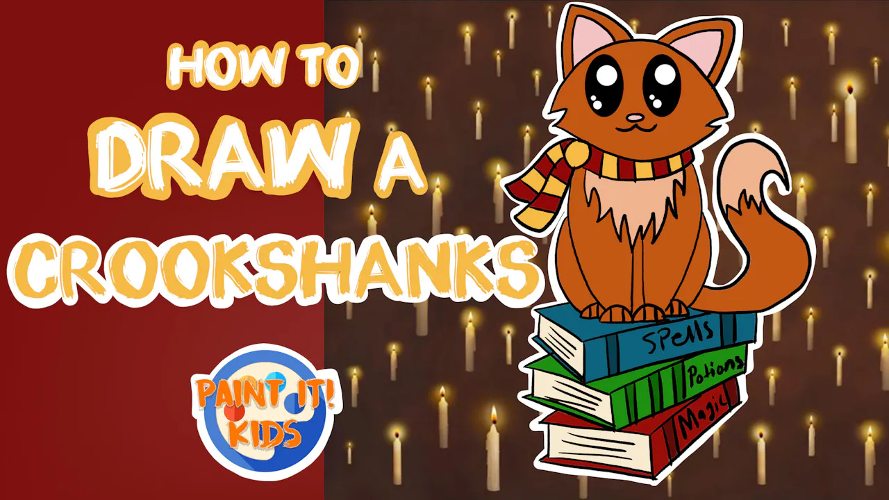 How to Draw Crookshanks - Paint It Kids