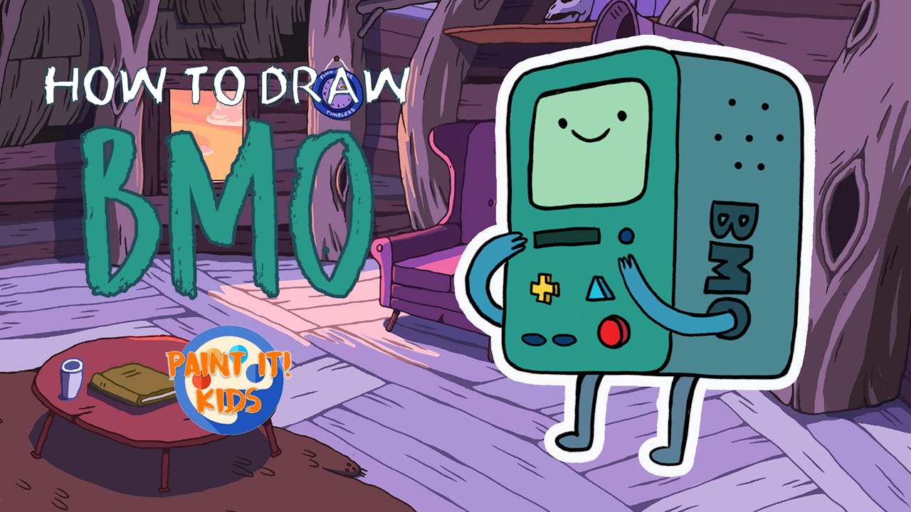 How to Draw BMO - Paint It Kids