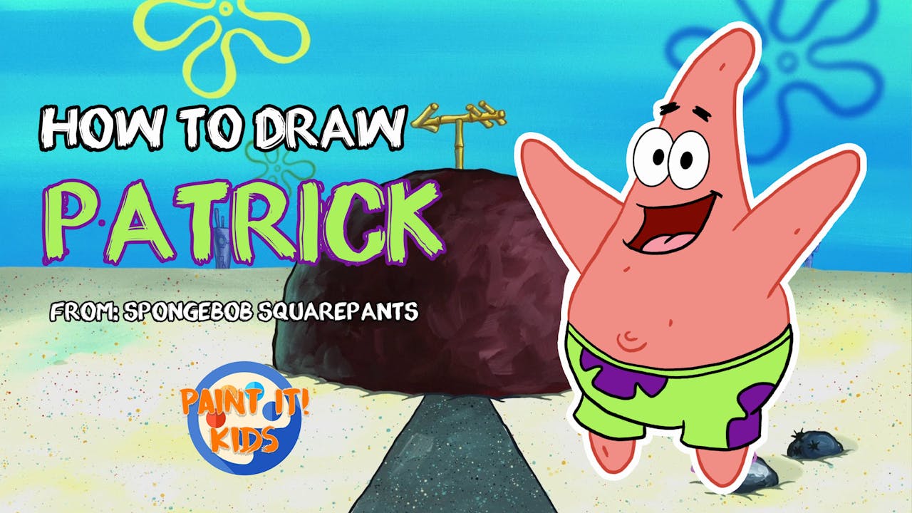 How to Draw Patrick - Paint It Kids