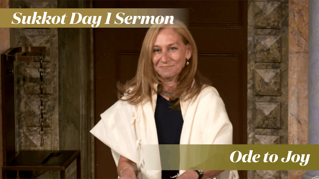 Rabbi Koffman: Ode to Joy (Sukkot Day 1, 2024) - PAS CONNECT