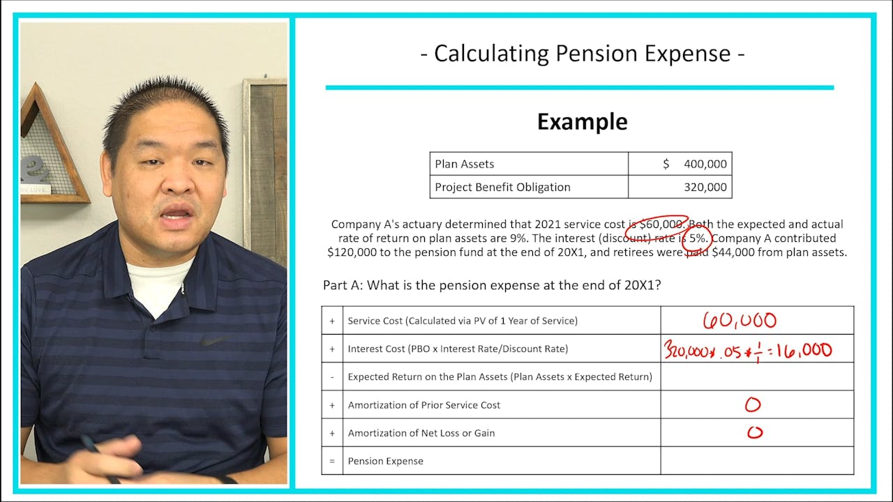 Lesson 17.9 - Calculating Pension Expense - Example - Section 17 ...