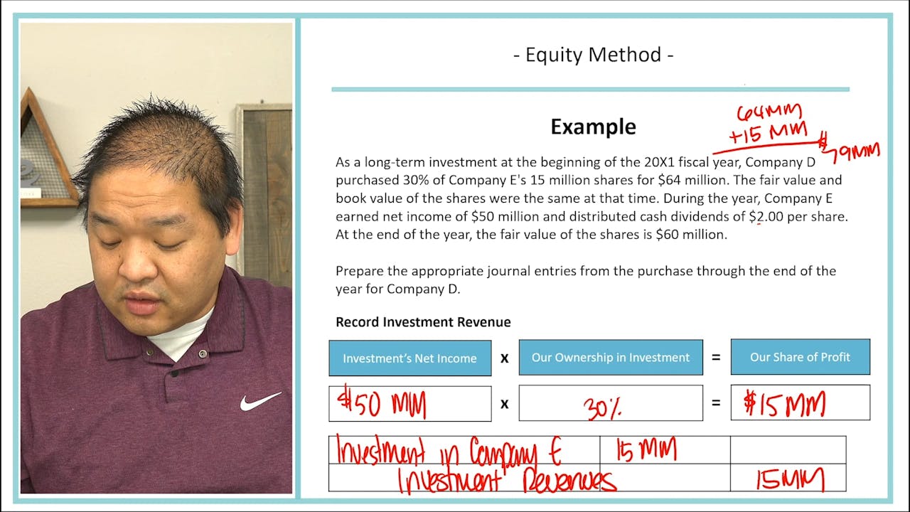 Lesson 12.13 - Equity Method - Patrick Lee, MSA