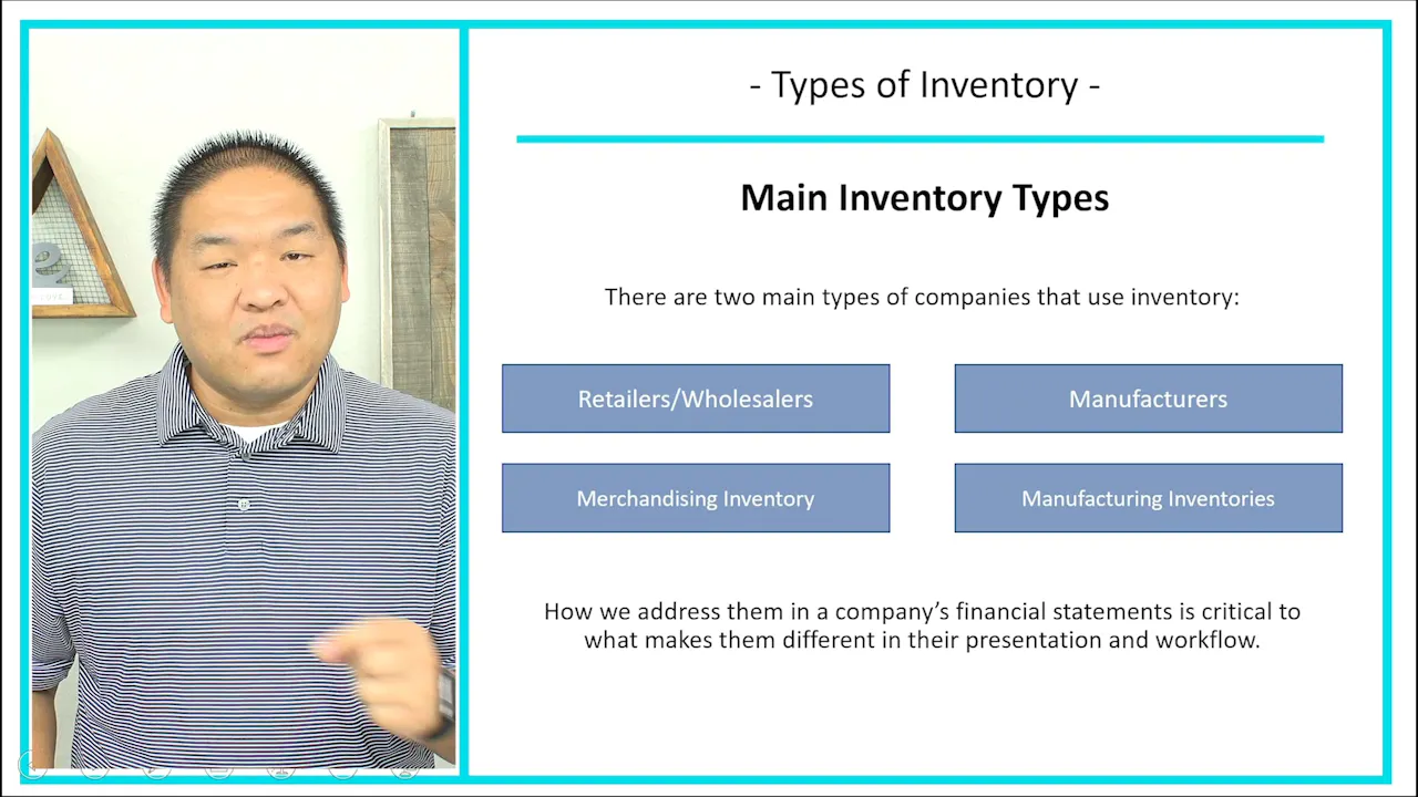 Lesson 8.2 - Types of Inventory - Patrick Lee, MSA