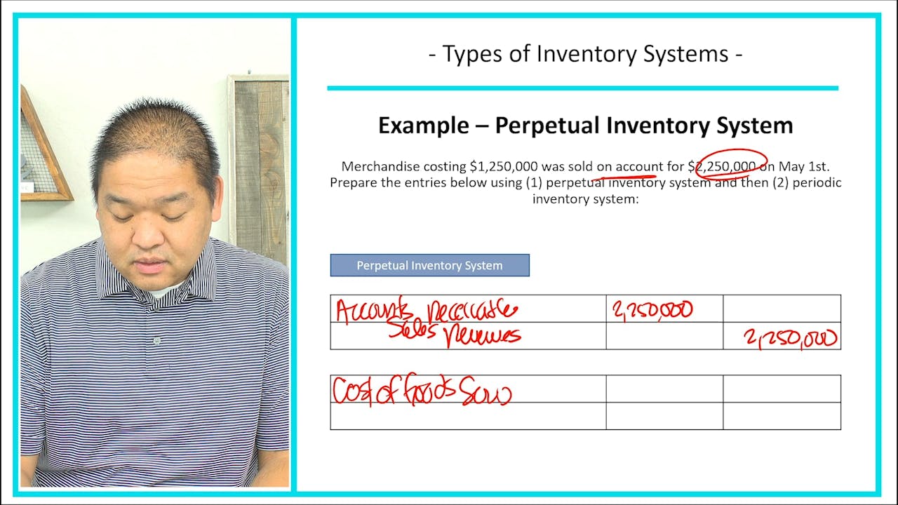 Lesson 8.3 - Types of Inventory Systems - Patrick Lee, MSA