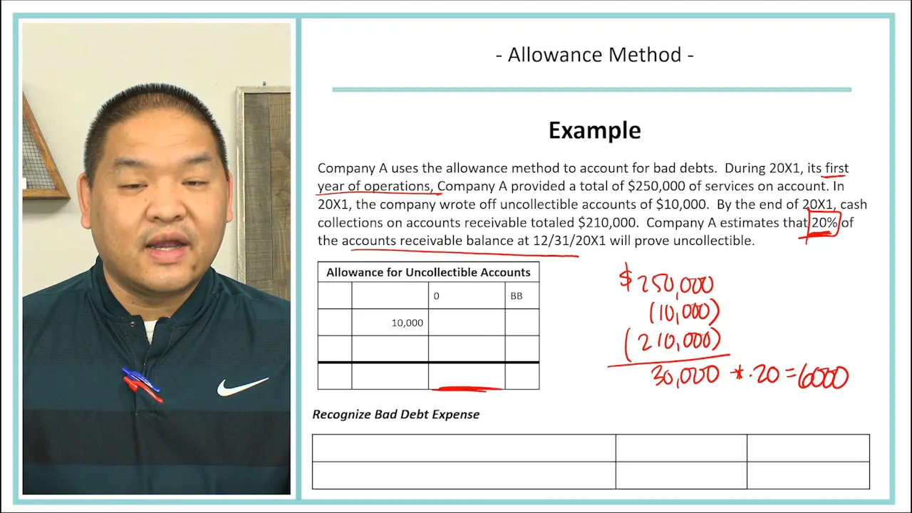 Lesson 7.12 - Allowance Method - Patrick Lee, MSA