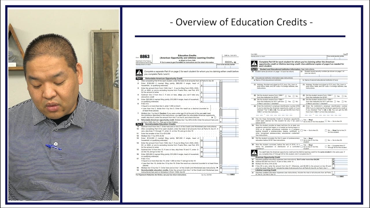 Section 9.6 - Overview of Educational Credits - Patrick Lee, MSA