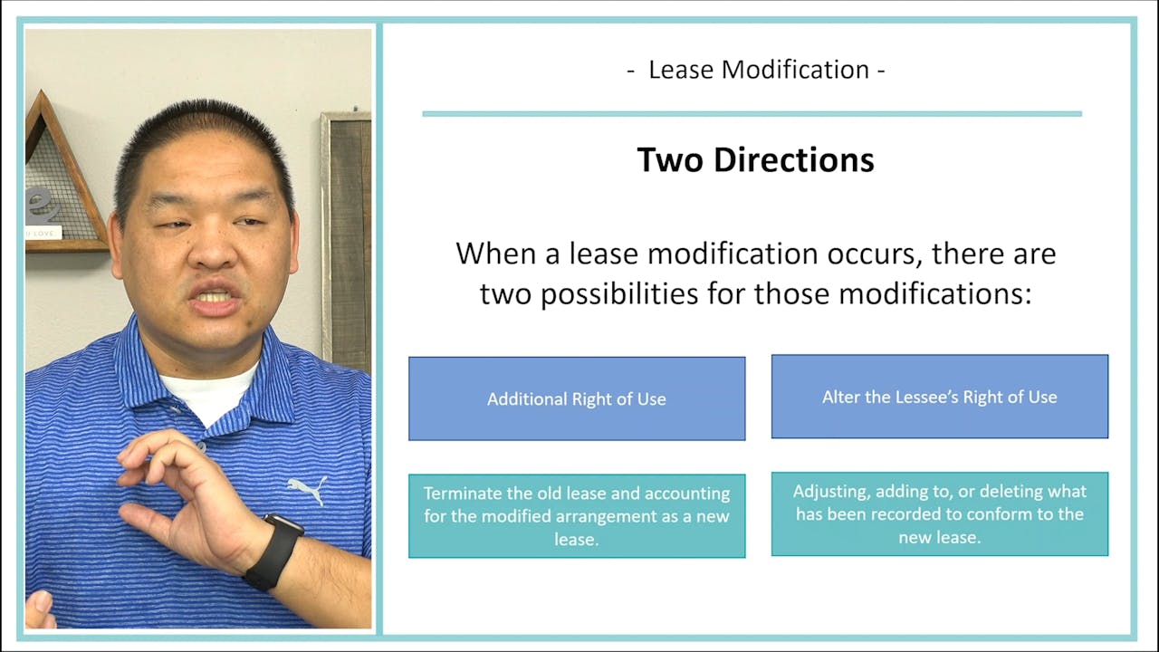 Lesson 15.14 - Lease Terms Modified - Patrick Lee, MSA