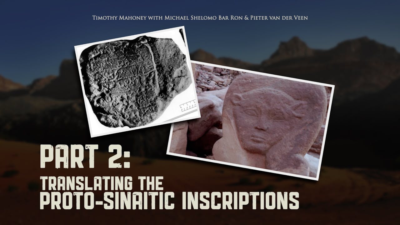 PART 2: Translating the Proto-Sinaitic Inscriptions - Translating the ...
