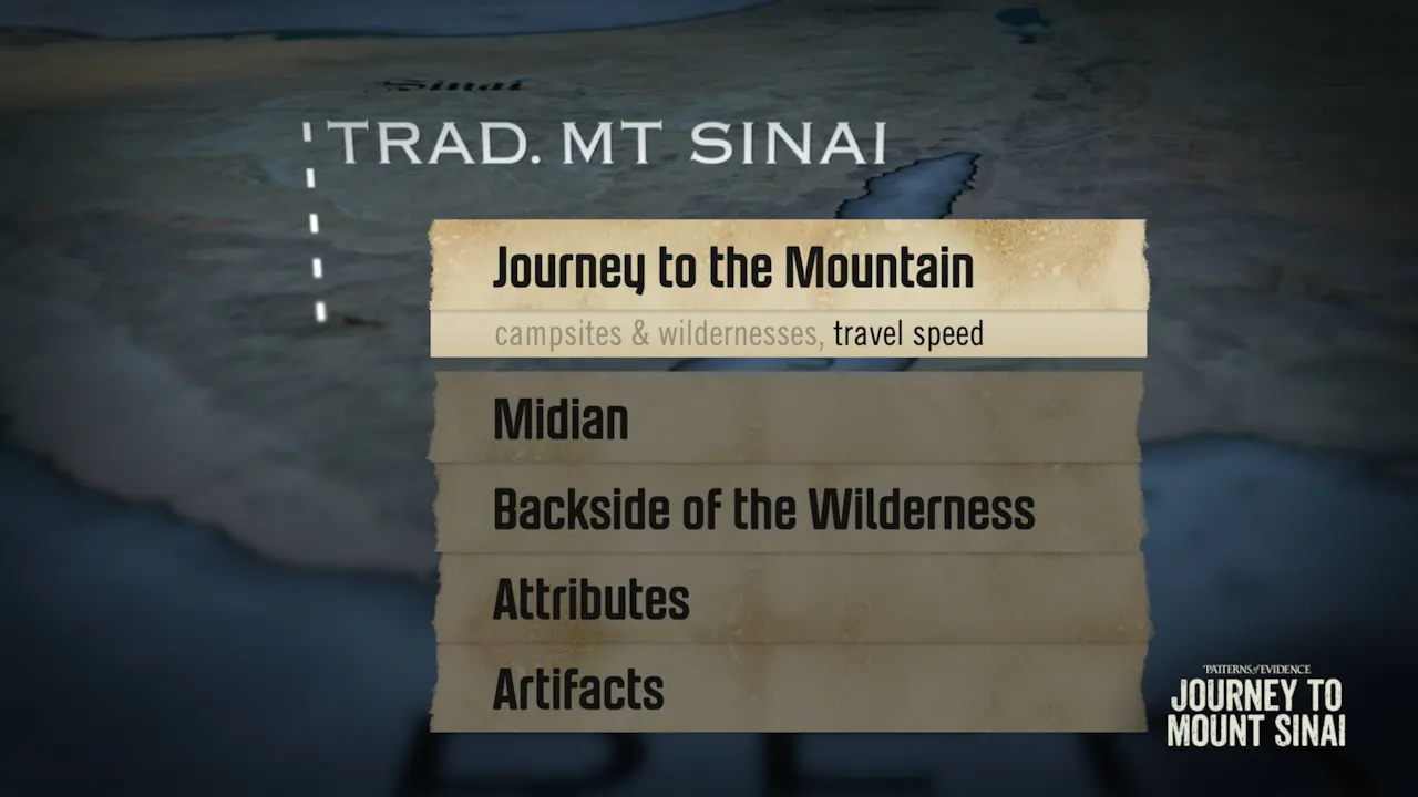 Session 4 - From the Wilderness of Sin to Mount Sinai - Searching for ...