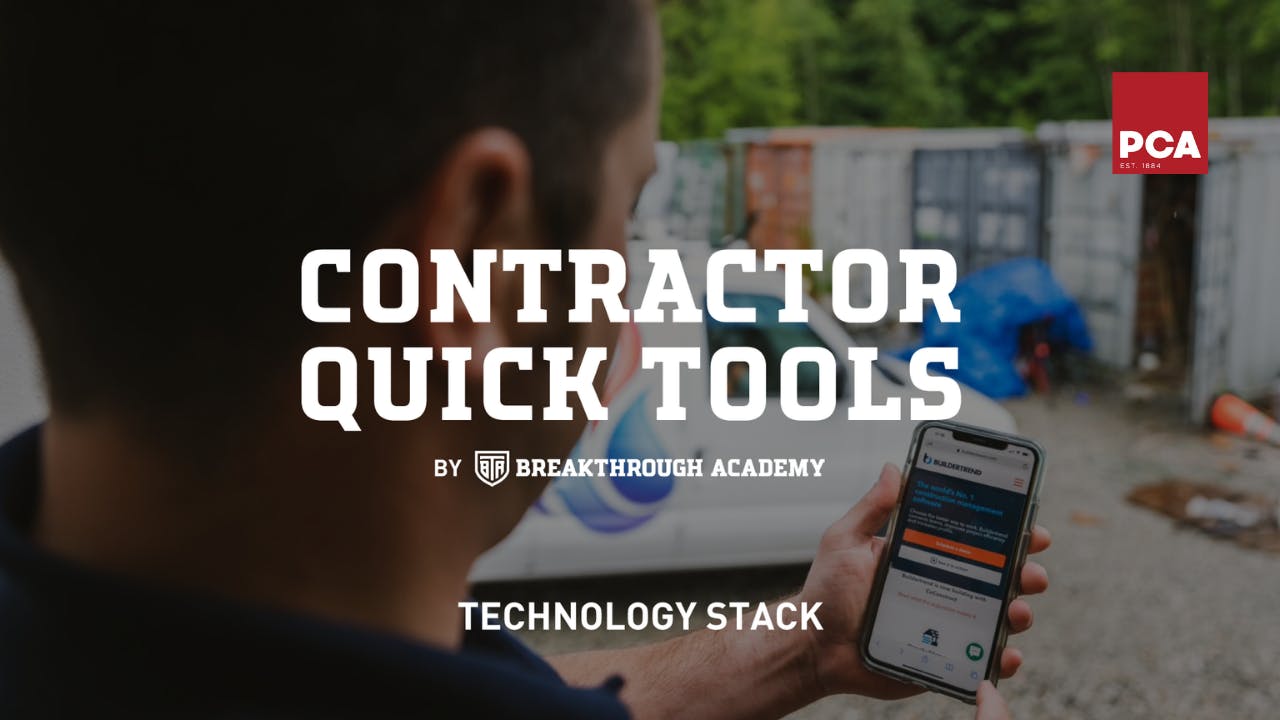 ⚒ TECH STACK - 10 Contractor Quick Tools - PCA Overdrive