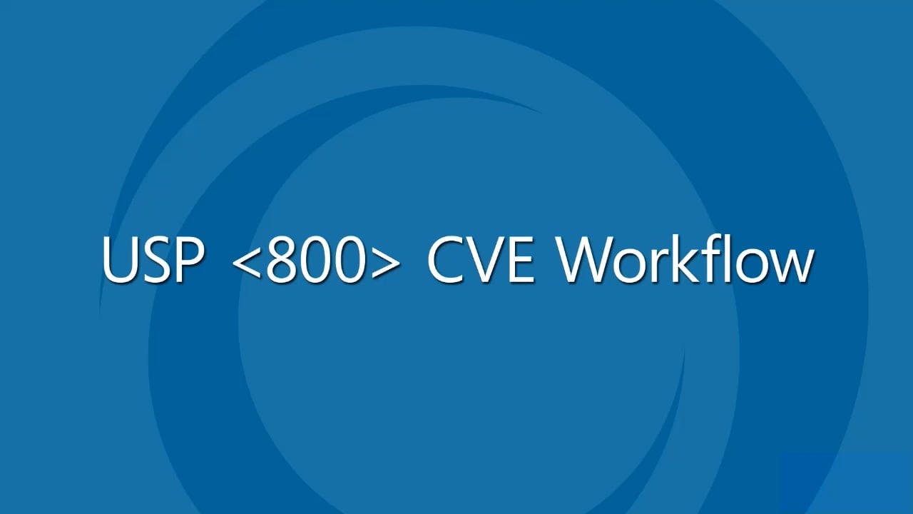 USP 800 CVE Workflow - Training Library - PCCA Play
