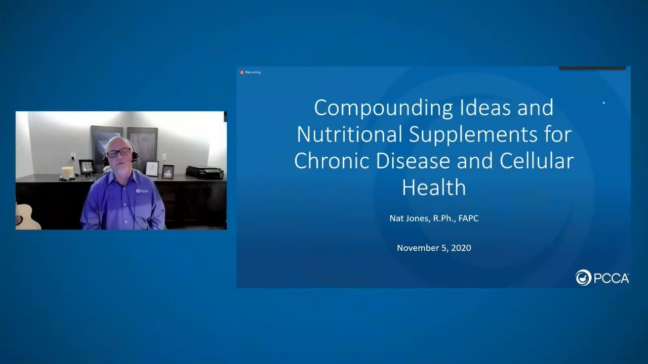 Compounding for Chronic Disease and Cellular Health - PCCA Play