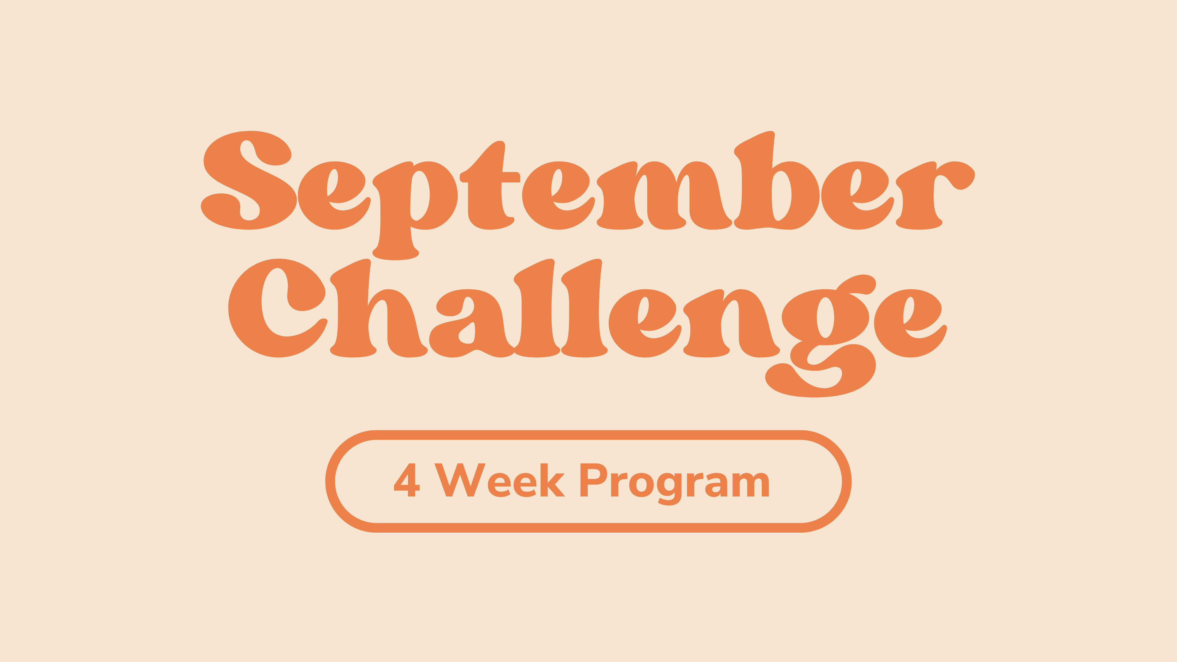 September Challenge - Peaches Pilates Online
