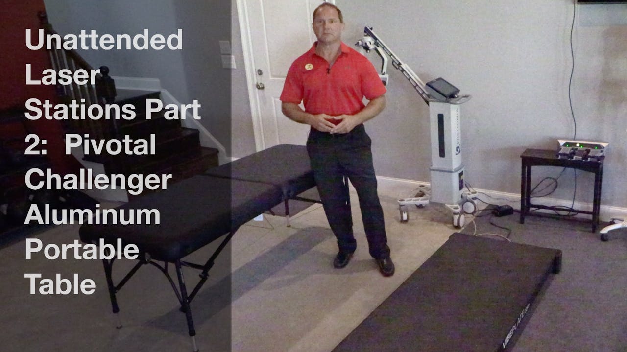 Unattended Laser Stations Part 2 - Pivotal Challenger Aluminum Portable Table - Unattended Laser ...