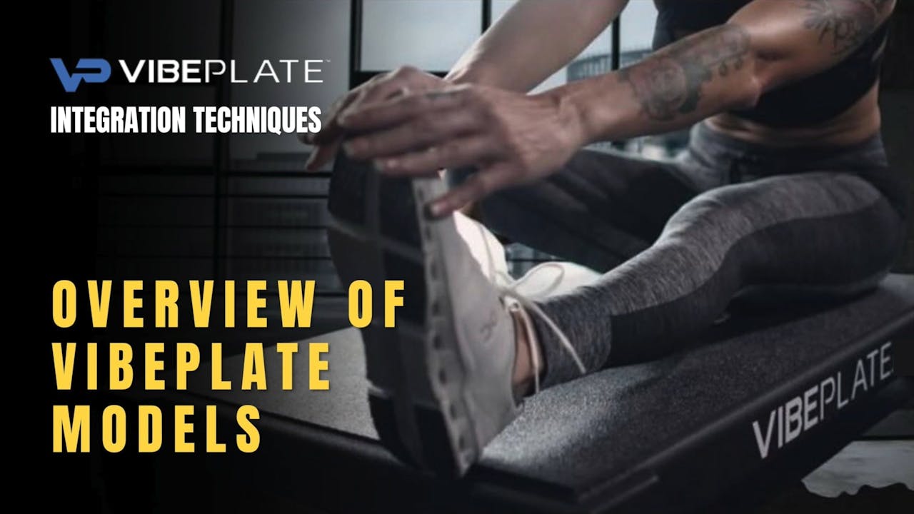 Overview of Vibeplate Models - VibePlate Integration Techniques - Performancepractic TV