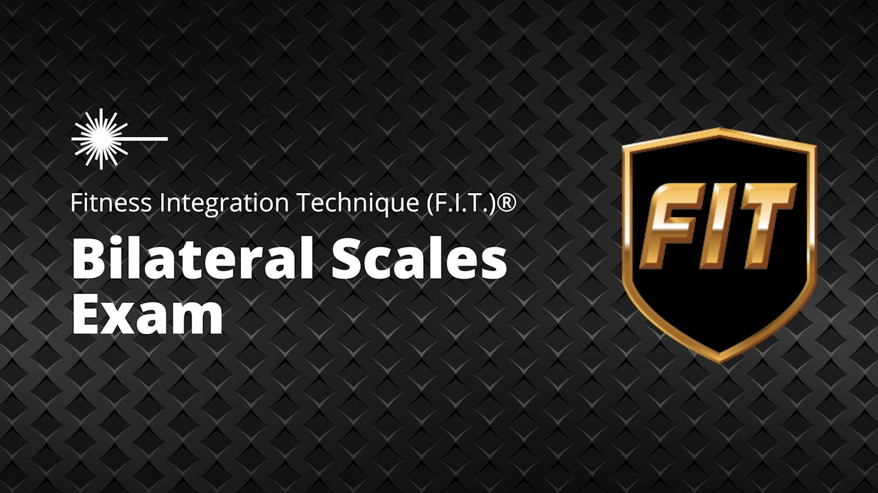 Bilateral Scales Exam - Performancepractic TV