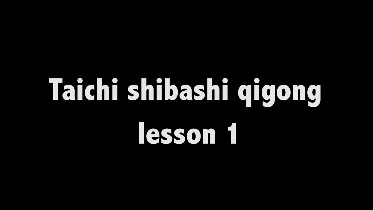 Taichi shibashi 02 - First three movements - Taichi shibashi 18 move ...