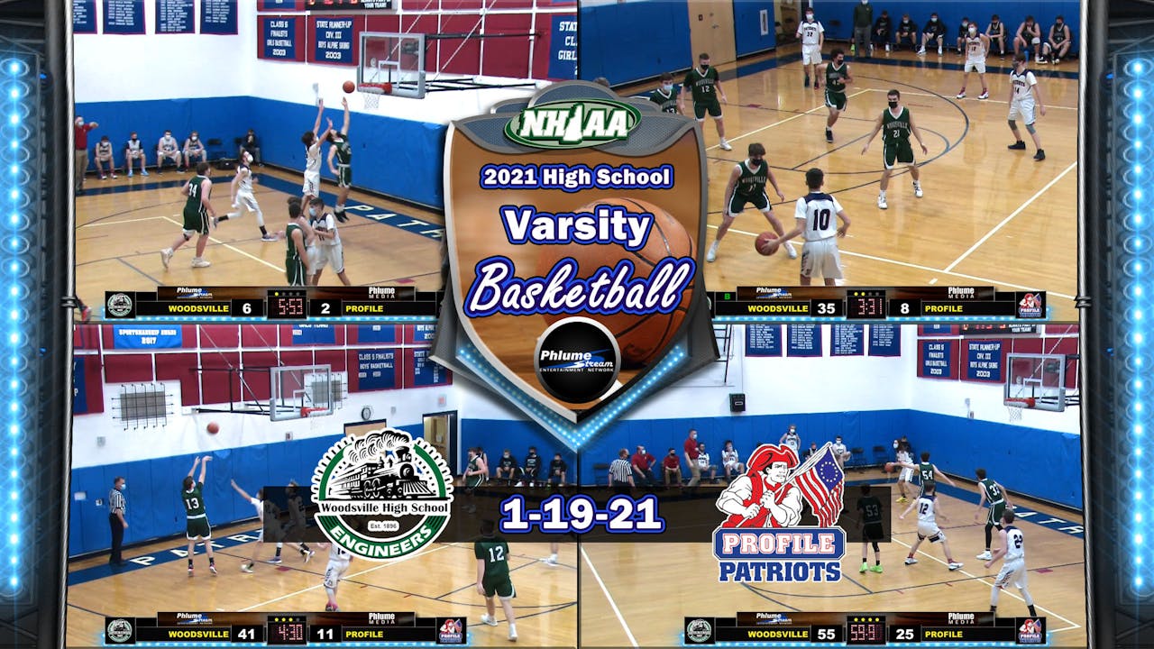 NHIAA Boys Varsity Basketball - Woodsville vs Profile 1-19-21 - 2020 ...