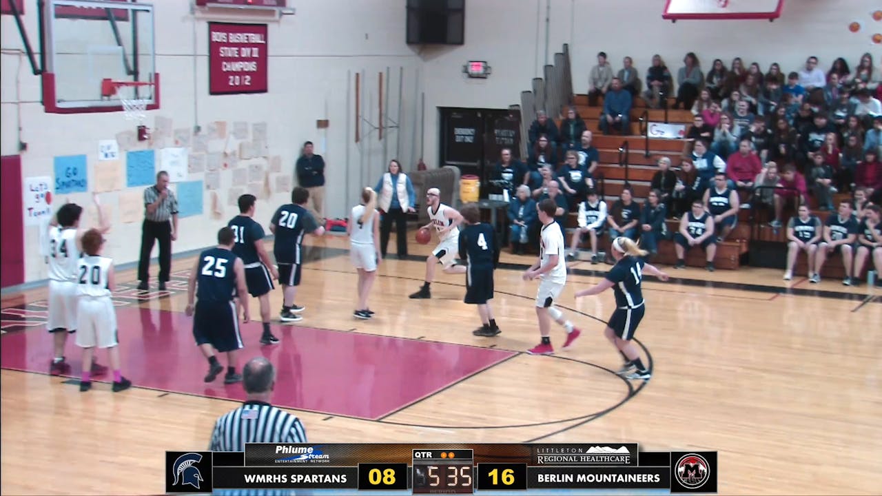 NHIAA D1 Coed Unified Basketball: WMRHS vs Berlin - 2019-2020 Season ...