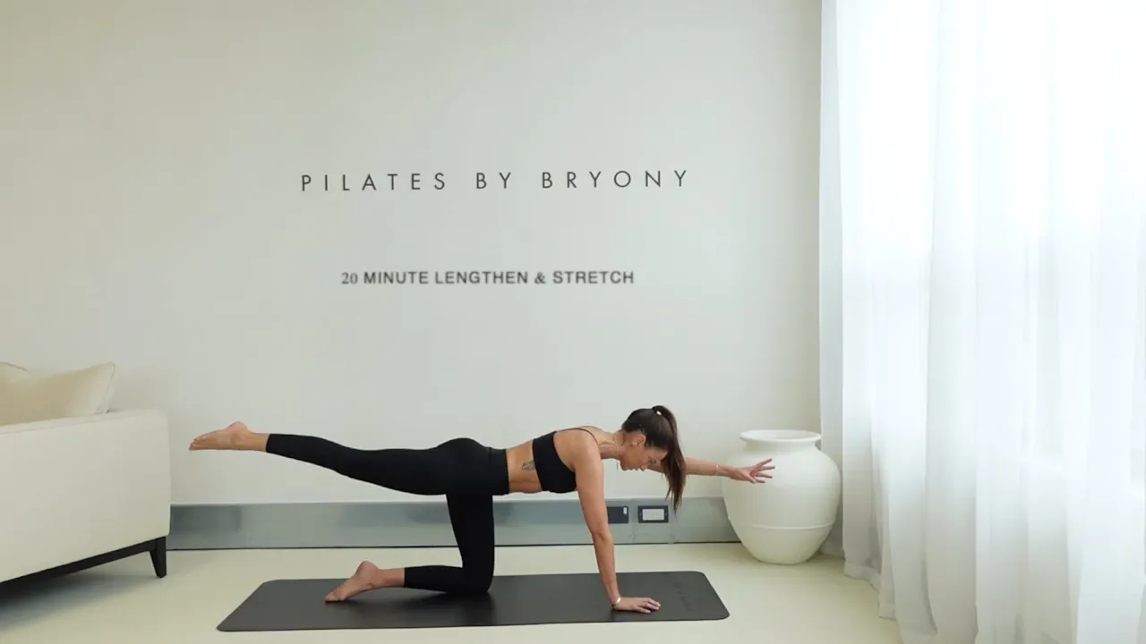 20-minute lengthen and stretch using bodyweight - Pilates By Bryony