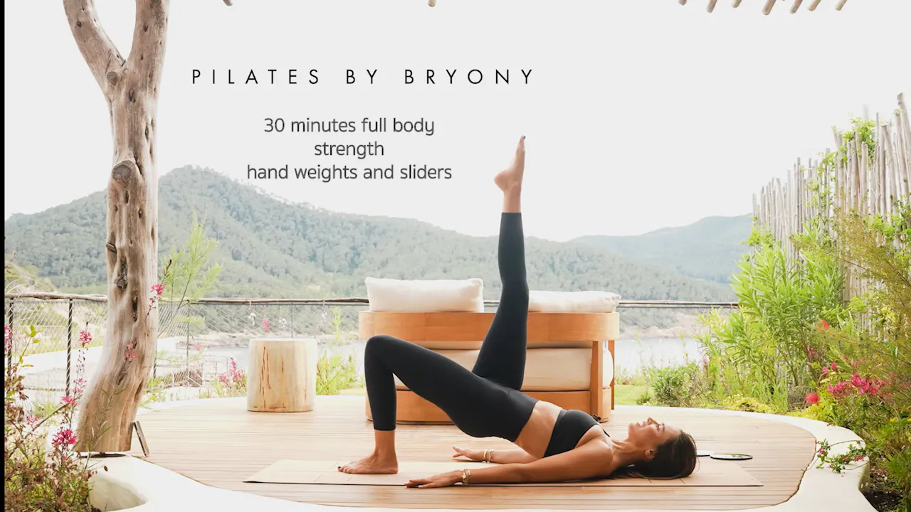30 minute full body strength with hand weights and sliders - Pilates By ...