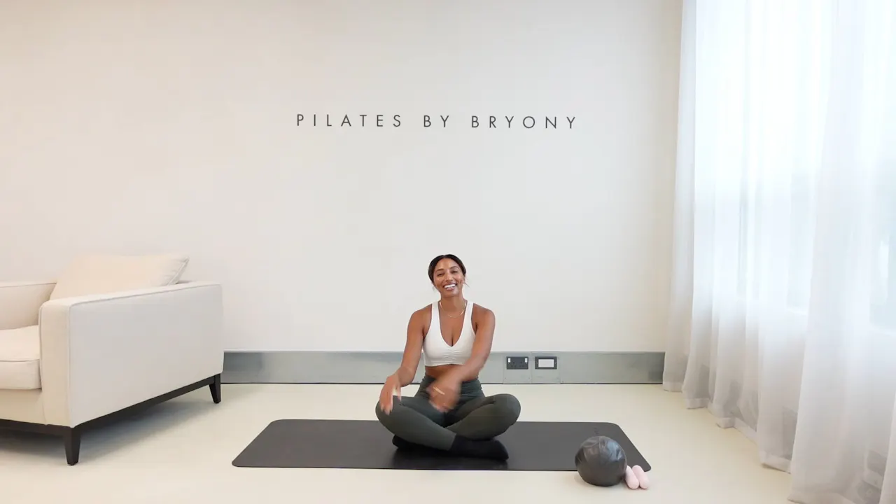 20 minute arms and core focussed class using a ball and hand weights ...