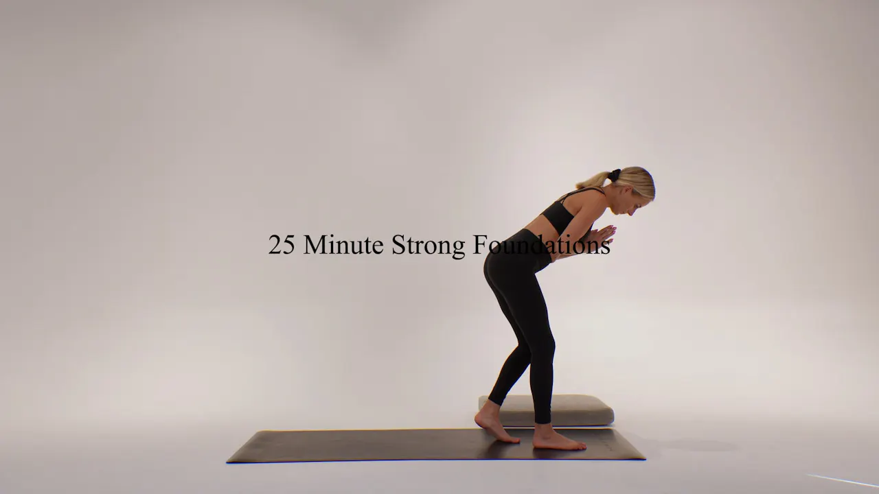 25 minute strong foundations using bolster - Pilates By Bryony