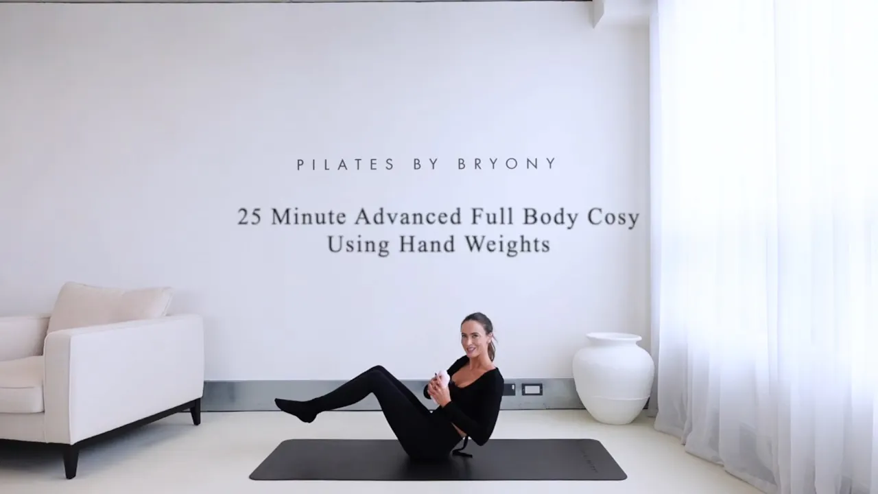 DAY 8 // NEW: 25 minute advanced full body cosy with hand weights ...