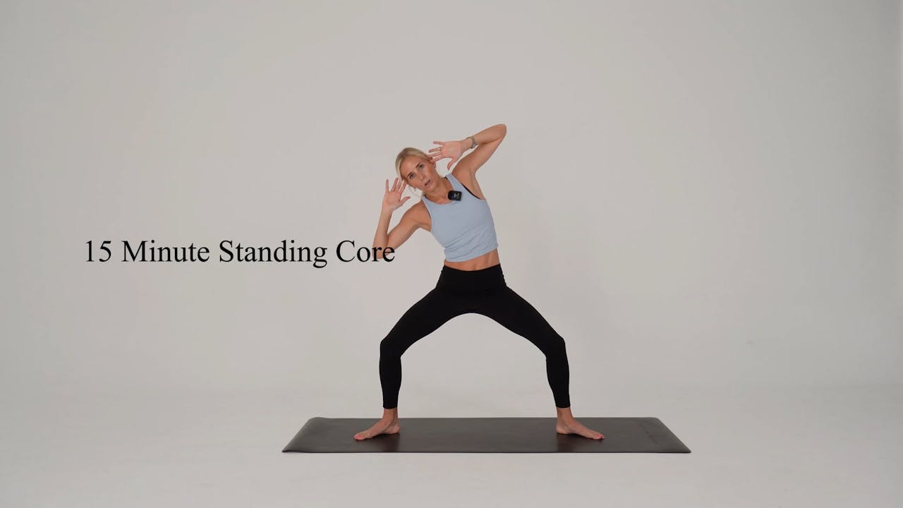 15 minute standing core - Pilates By Bryony