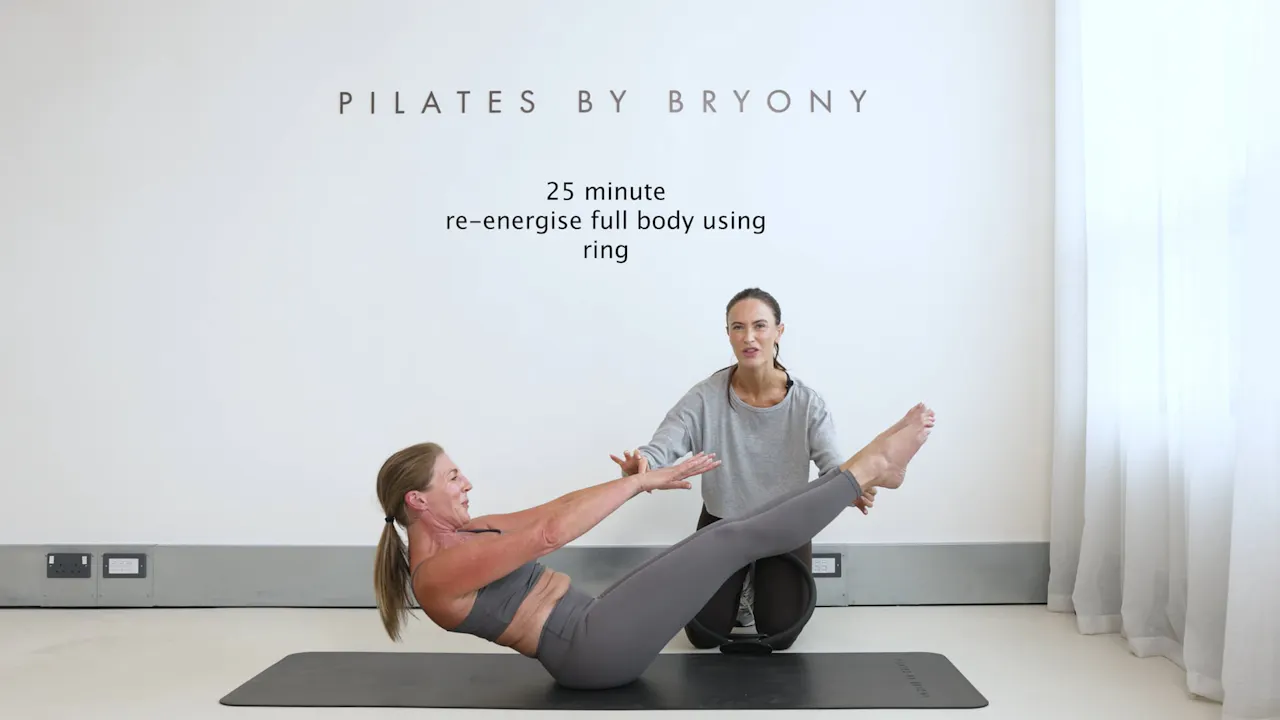 Bryony and Paula: 25 minute re-energise full body using ring - Pilates ...