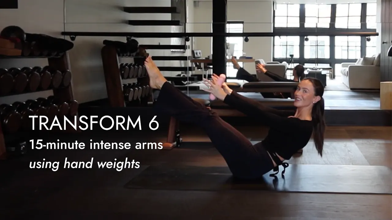 15-minute intense arms using hand weights - Pilates By Bryony