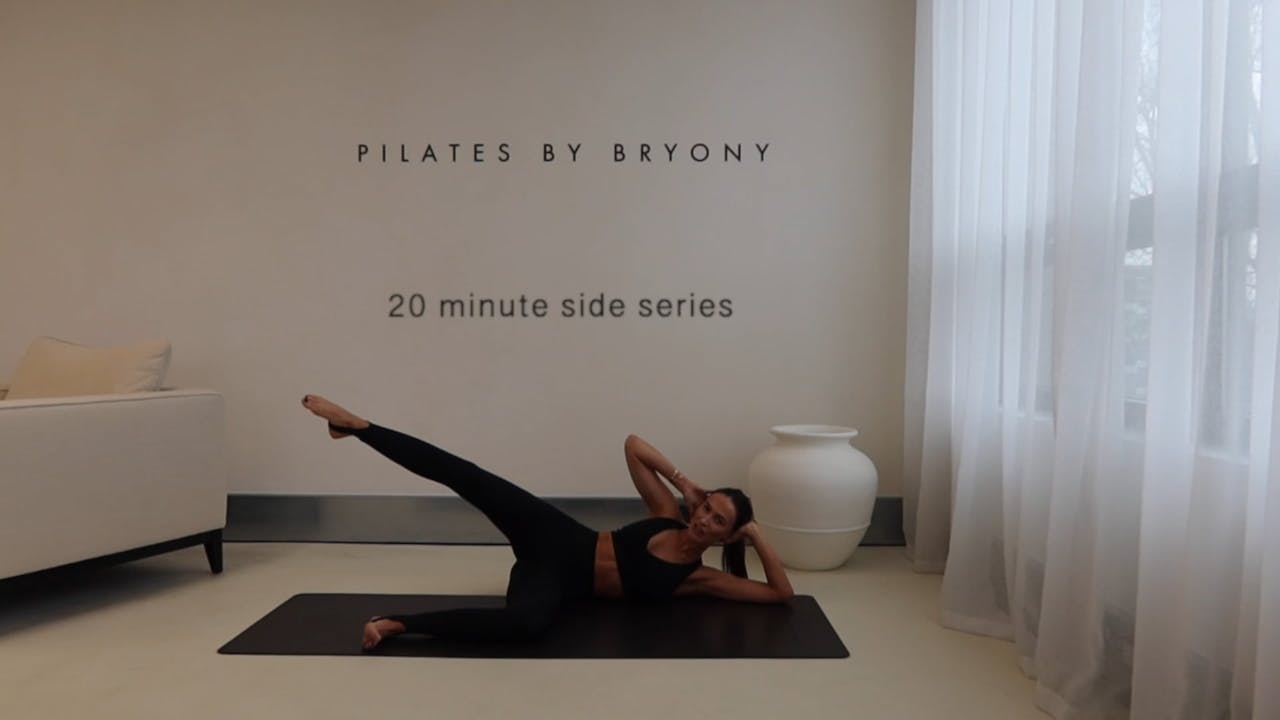 20-minute side series using bodyweight - Pilates By Bryony