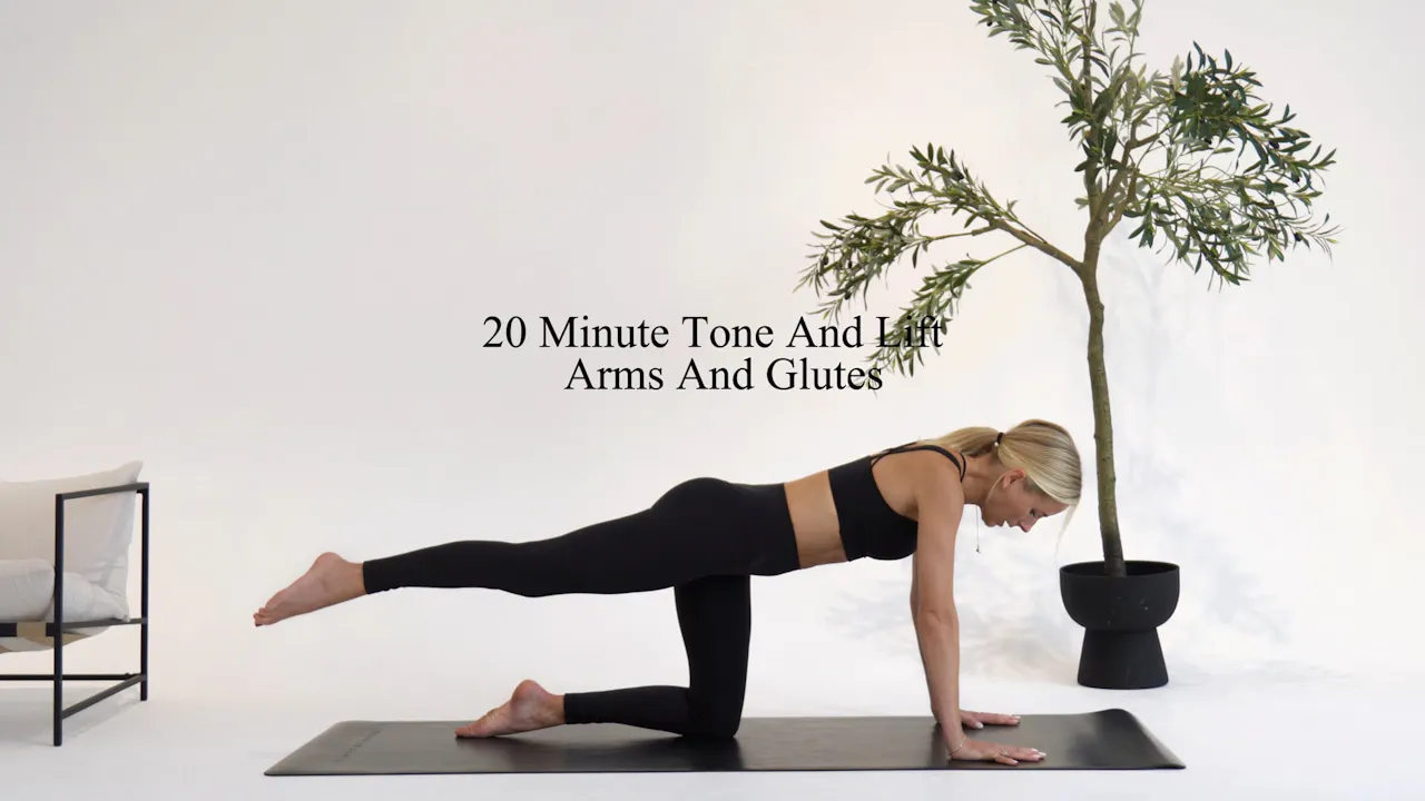 20 minute tone and lift arms and glutes - Pilates By Bryony