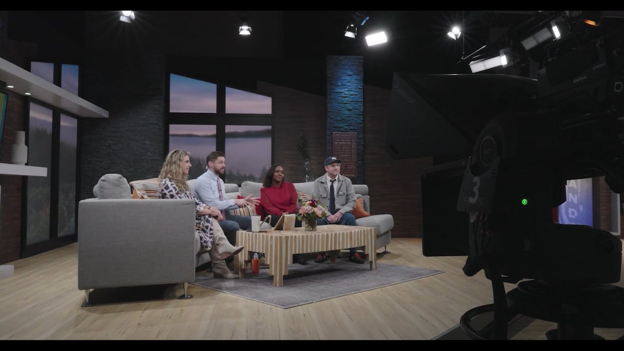 BTS of Will and Sha-Risse on Portland's KOIN LIVE - PIX