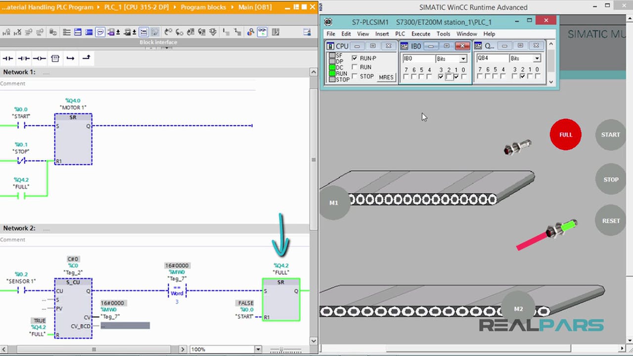 10 Material Handling Plc Program Part 4 Comparing Values In Plc Programming Realpars