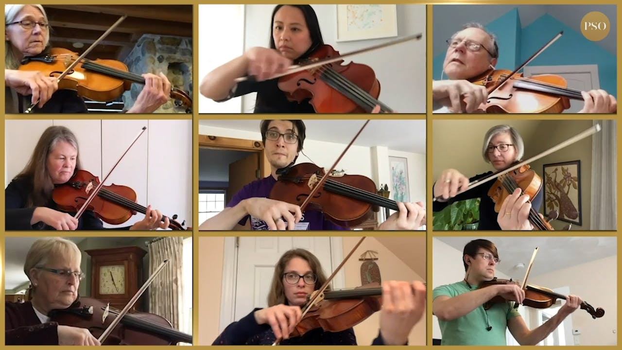 Notes From Home featuring the PSO viola section - PSO Notes From Home ...