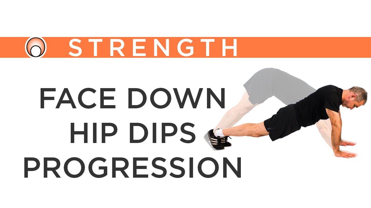 Face Down Hip Dips Progression - Strength Series - Drills & Exercises - Pose Method