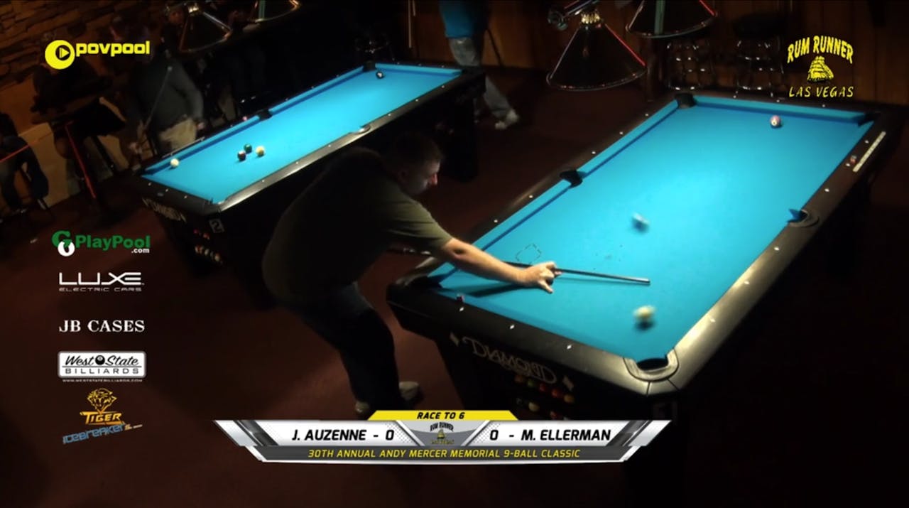 #14 - Andy Mercer 9-Ball - Mitch ELLERMAN vs Joe AUZENNE / 2020 - The ...