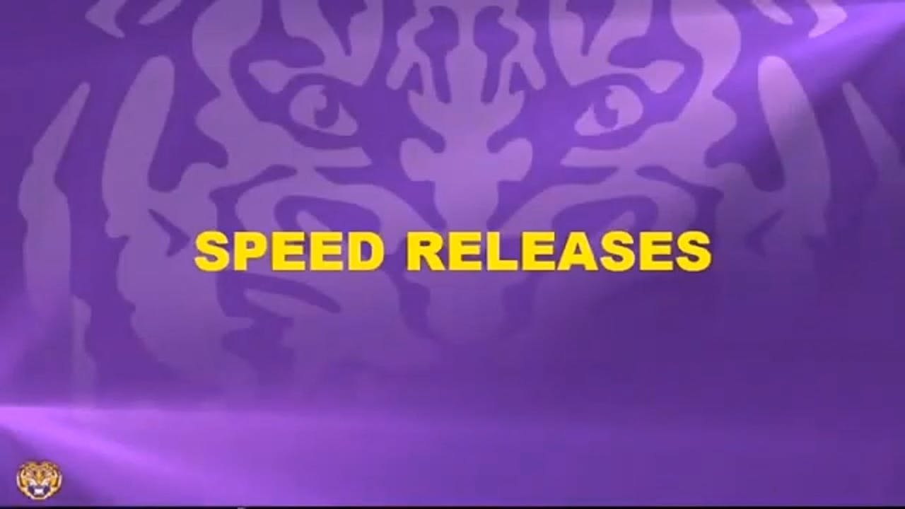 LSU WR Speed Releases - All 22